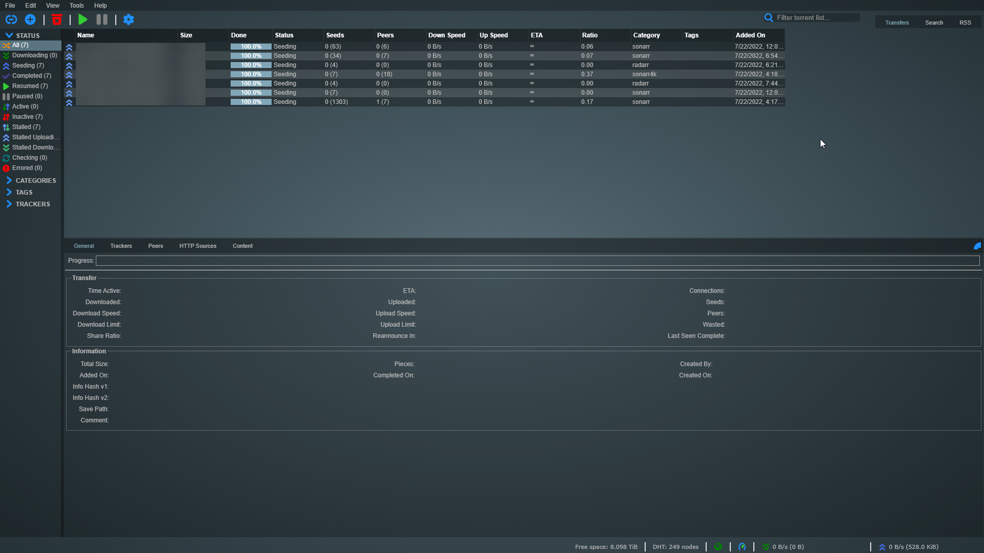 QBittorrent Theme park Docs